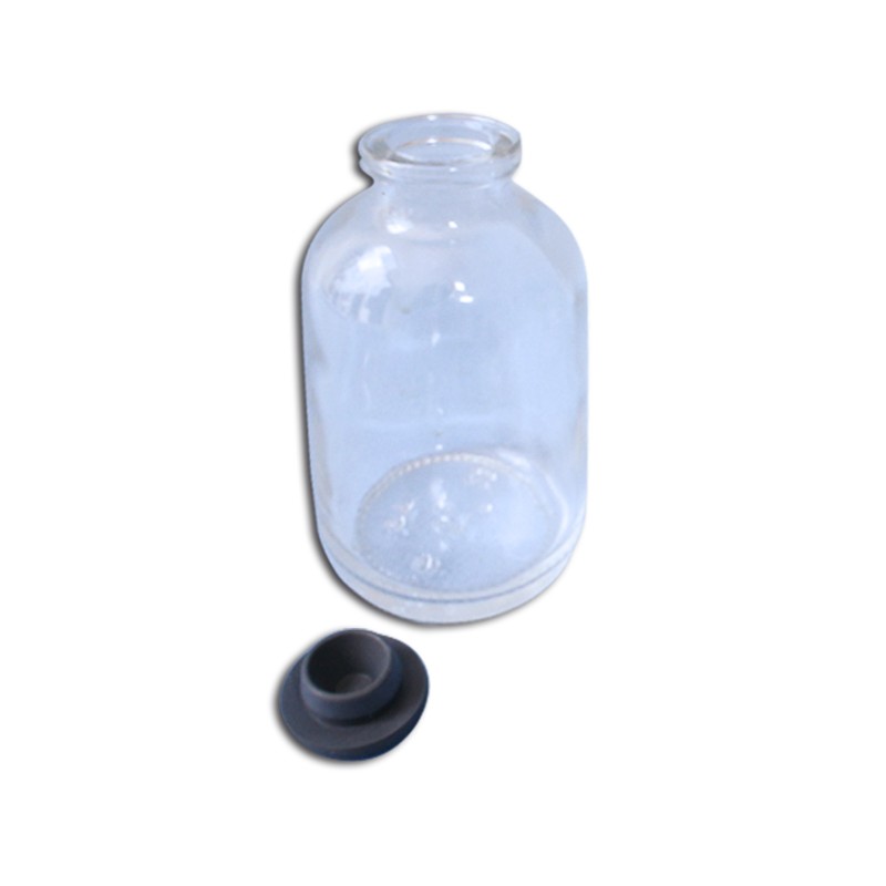 FRASCO VIAL DE 10ML CON TAPON DE HULE